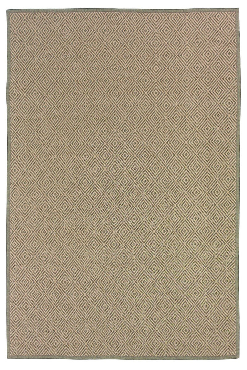 Seasons Diamond Outdoor Rug 250x300 - Natural Khaki – Boho Bliss