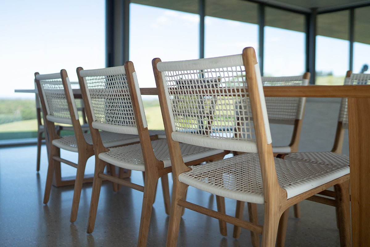 Zen Dining Chair - White – Boho Bliss