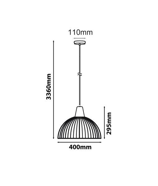 Tandy Pendant Light - White – Boho Bliss
